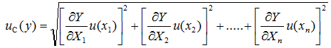 4.2. Calculating the combined standard uncertainty – Estimation of ...