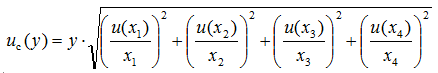 4.2. Calculating the combined standard uncertainty – Estimation of ...