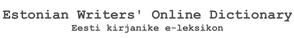 Eno Raud – plays – Estonian Writers Online Dictionary