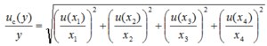 4.2. Calculating the combined standard uncertainty – Estimation of ...