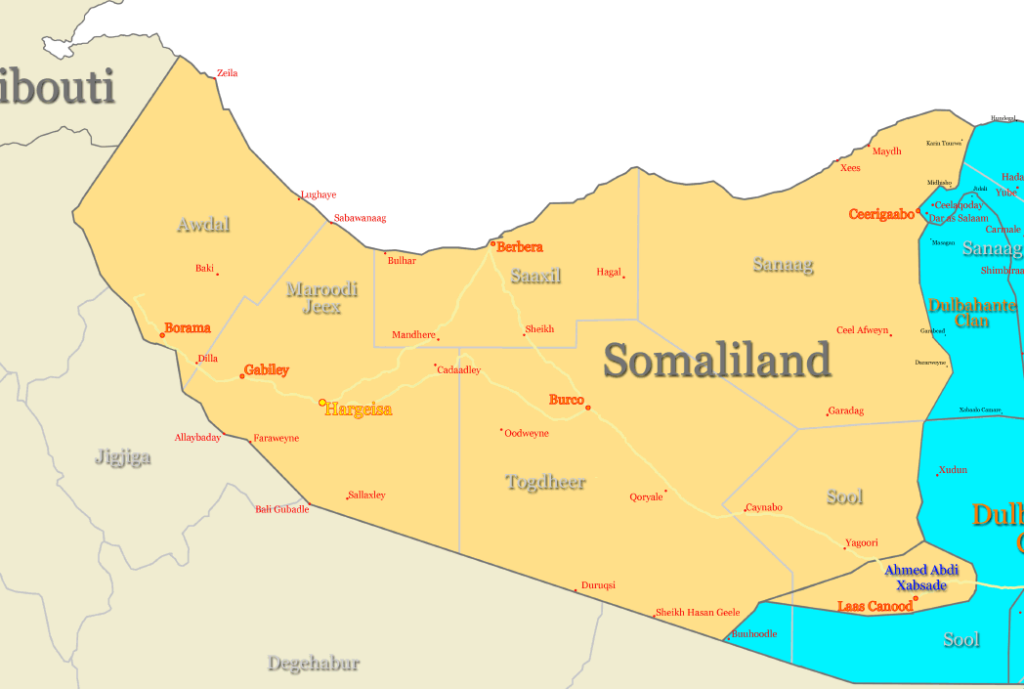 Somaliland (Maps) – De facto states research unit
